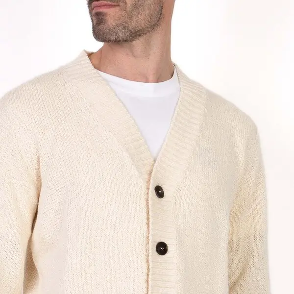 DRUMOHR V-neck Knitted Cardigan - White