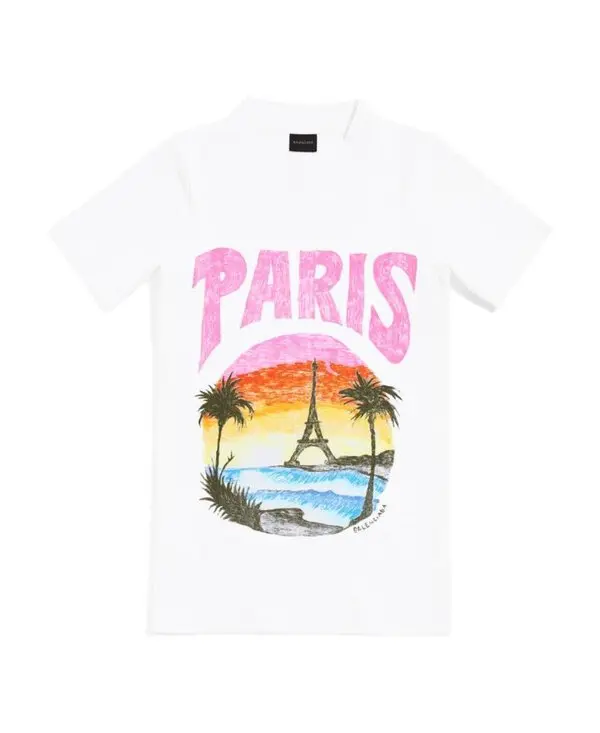 Balenciaga Graphic Print Crewneck T-shirt - No