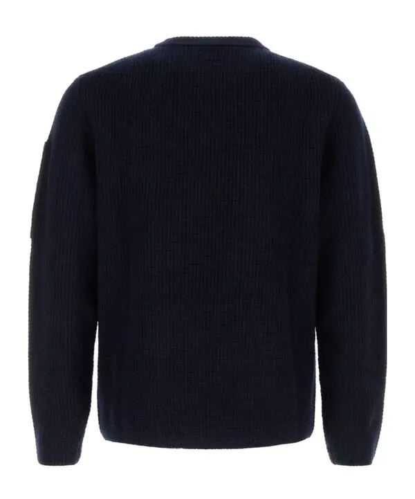 C.P. COMPANY Waffle Lens Knitted Sweater