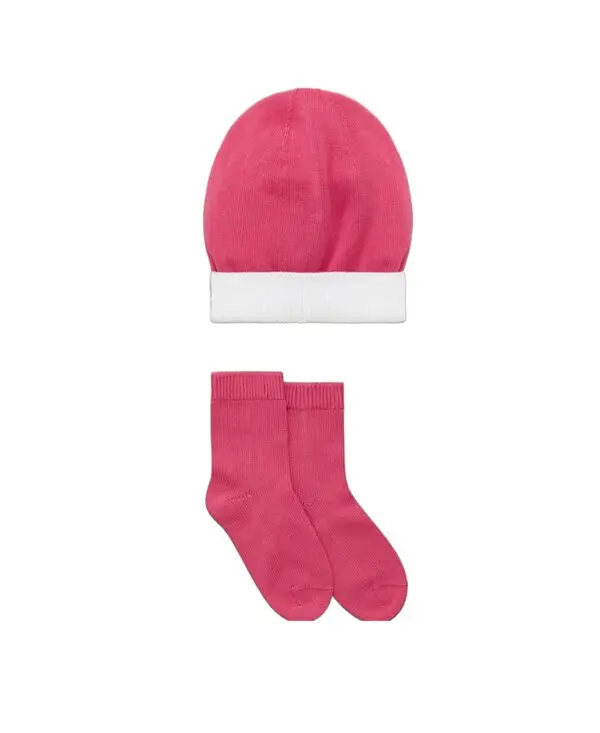 Moncler Cotton Hat And Socks Set