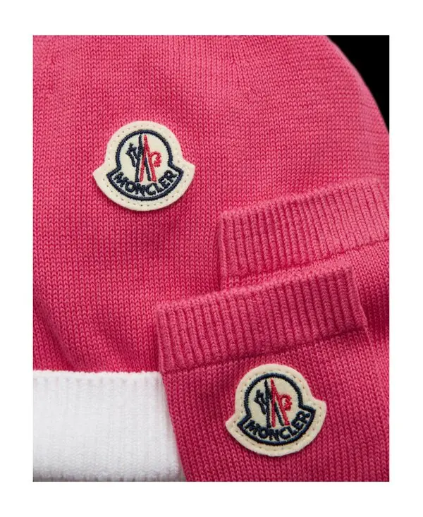 Moncler Cotton Hat And Socks Set