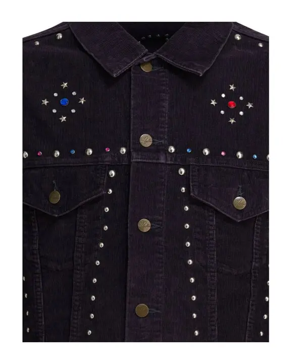 Needles Embellished Corduroy Single-breasted Jacket