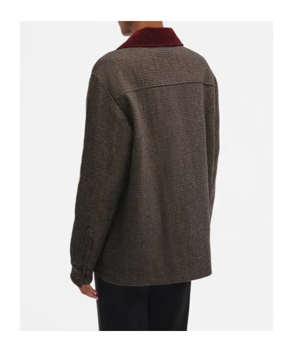 BLAZÉ MILANO Badis Berber Houndstooth Coat