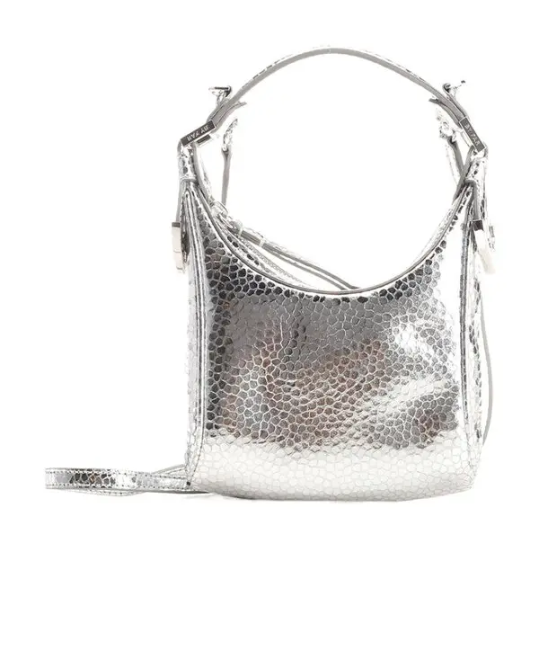By Far Cosmo Zipped Top Handle Bag - Gray