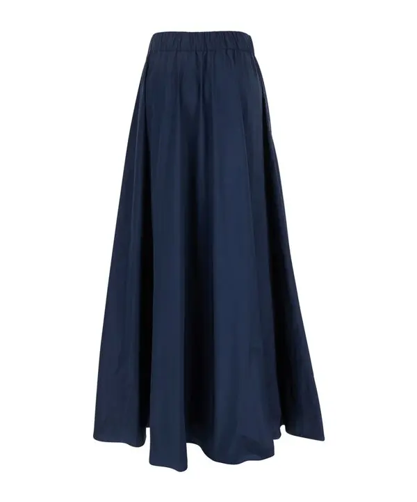 P.a.r.o.s.h Pleated Maxi Skirt - Blue