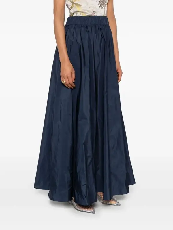 P.a.r.o.s.h Pleated Maxi Skirt - Blue