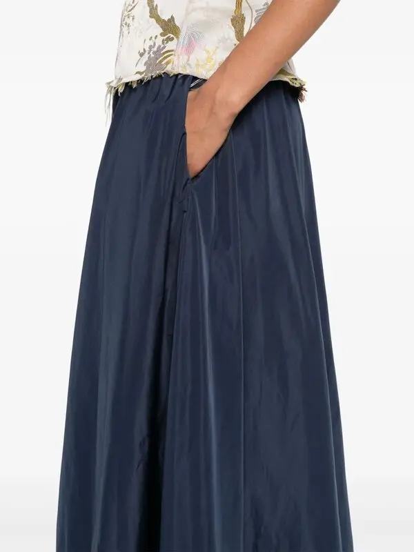 P.a.r.o.s.h Pleated Maxi Skirt - Blue