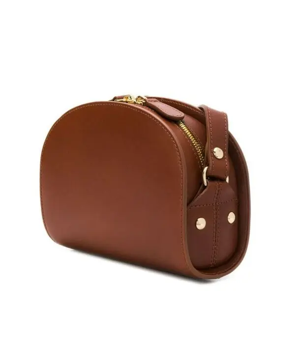 A.p.c. Demi-lune Mini Crossbody Bag - Brown
