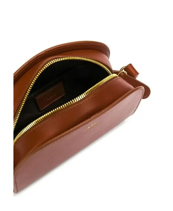A.p.c. Demi-lune Mini Crossbody Bag - Brown