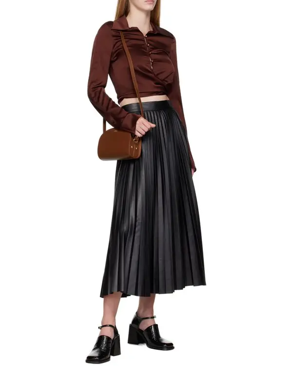 A.p.c. Demi-lune Mini Crossbody Bag - Brown