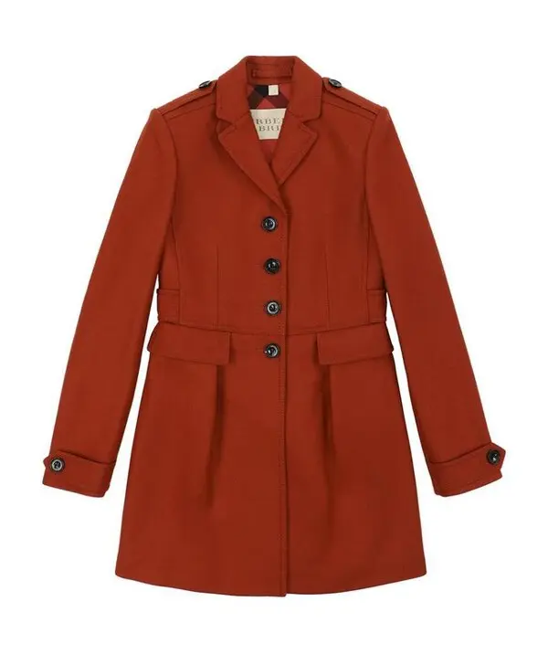 Burberry Long-sleeved Lapel Windbreaker