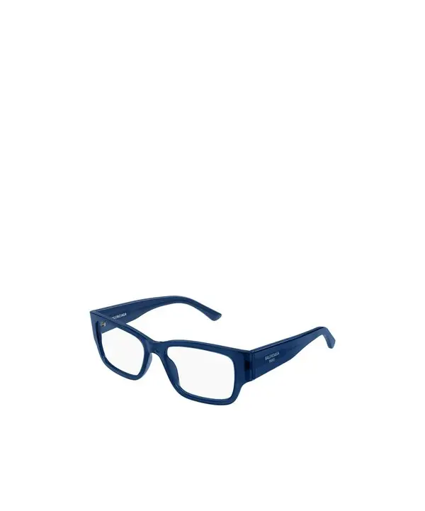 Balenciaga Rectangle Frame Glasses - Dark Blue
