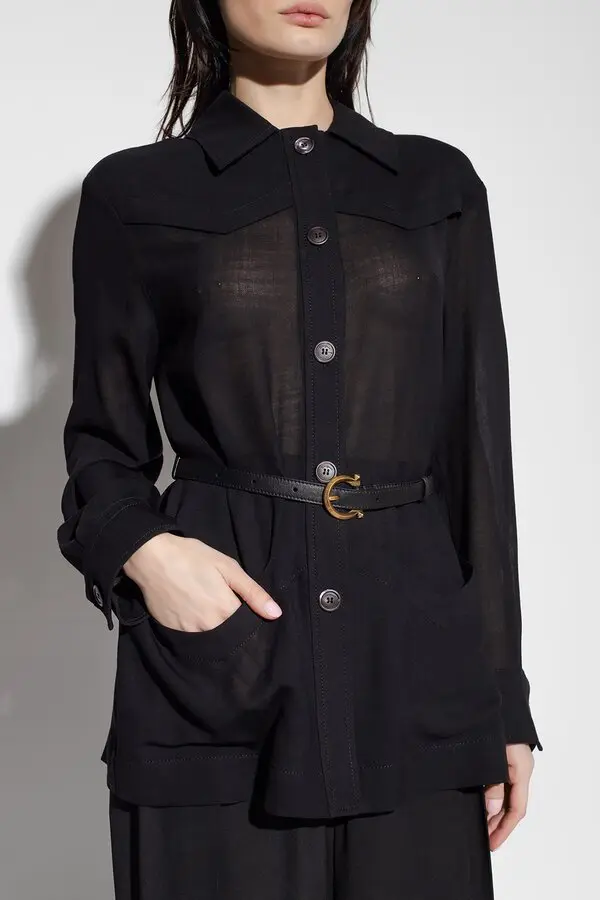 FERRAGAMO Long-sleeved Shirt With Lapel