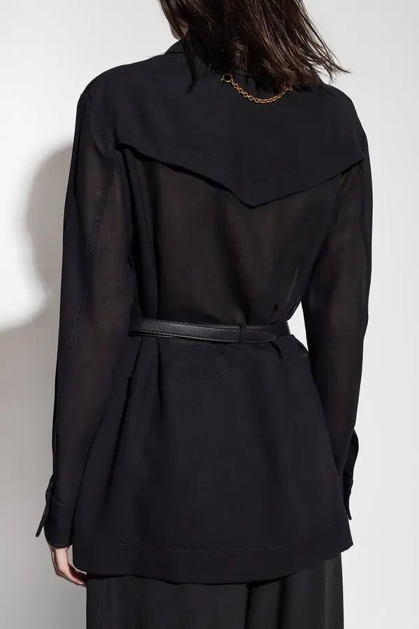 FERRAGAMO Long-sleeved Shirt With Lapel