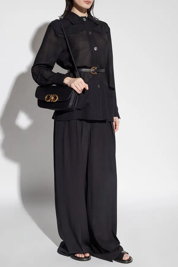 FERRAGAMO Long-sleeved Shirt With Lapel