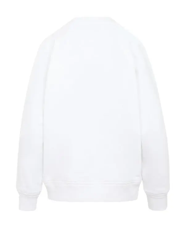 Prada Logo Print Cotton Sweatshirt