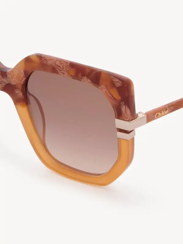 Chloé Oversized Square Frame Sunglasses