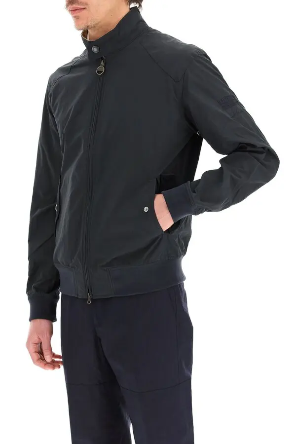 Barbour International Mock-neck Bomber Jacket - Black