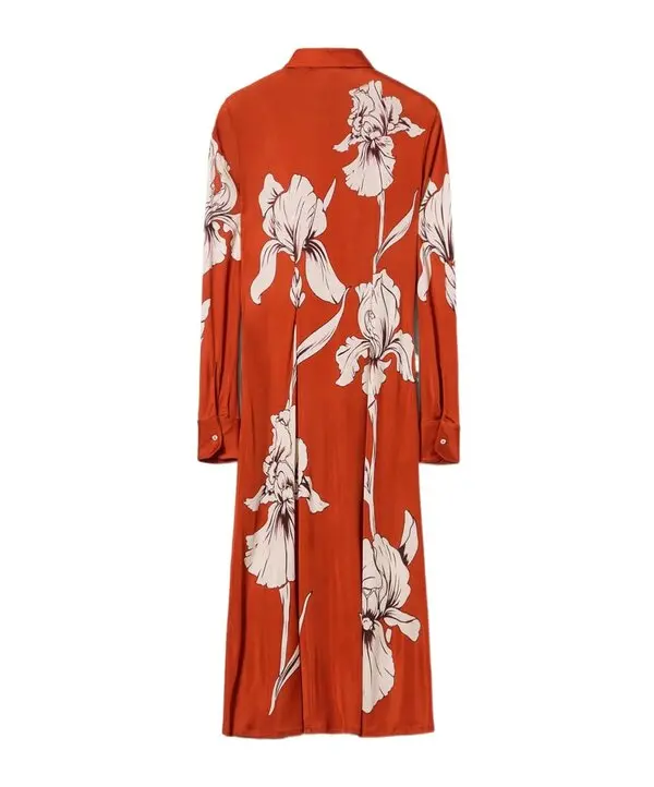 La DoubleJ Perry Street Midi Dress Floral Pattern