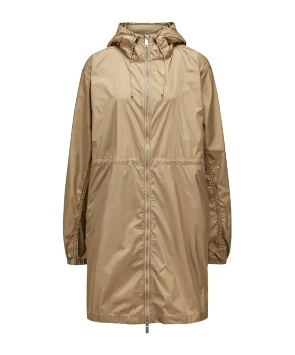 Canada Goose Long Hooded Zip-up Jacket - Brown