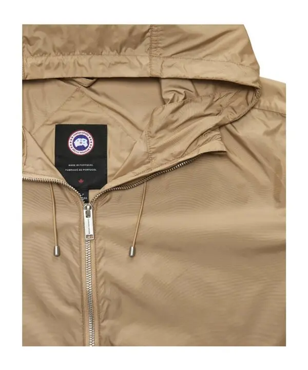Canada Goose Long Hooded Zip-up Jacket - Brown