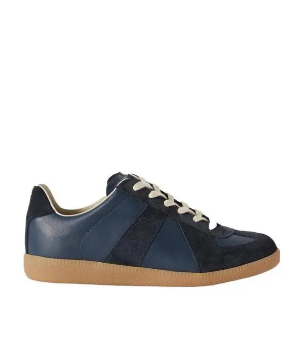 MAISON MARGIELA Logo Strap Casual Sneakers - Black