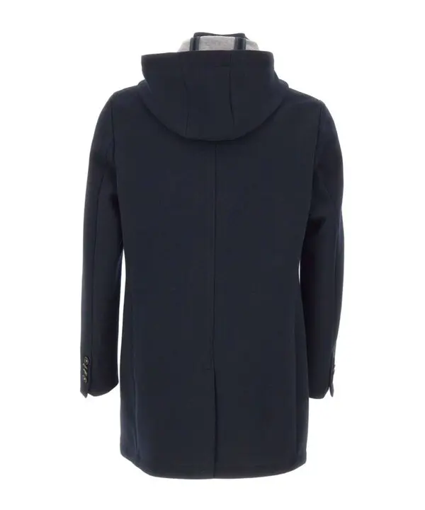 MANUEL RITZ Sempre" Hooded Coat - Black