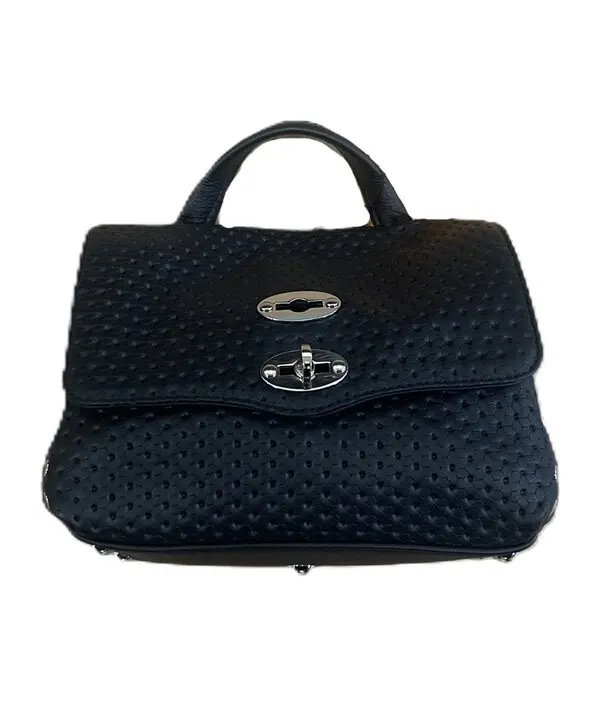 ZANELLATO Postina Twist-lock Baby Tote Bag - Black