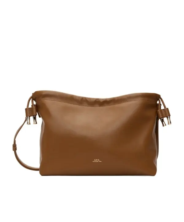 A.p.c. Logo Detailed Drawstring Shoulder Bag