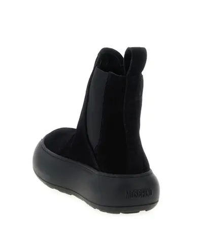 Moschino Ollie Suede Chelsea Boots - Black