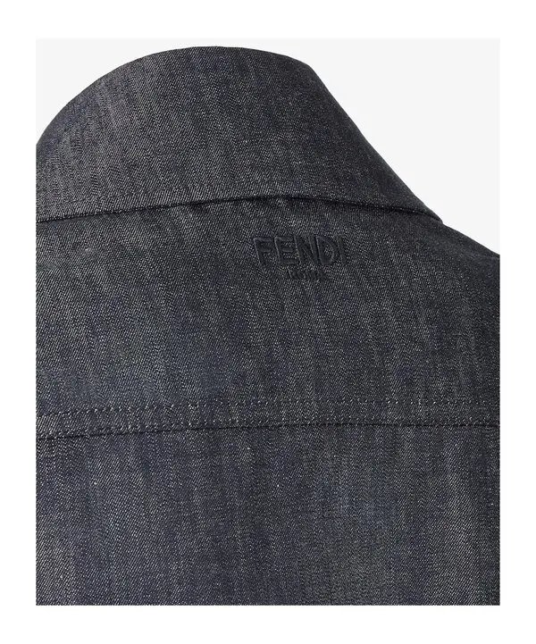 Fendi Light Chambray Bomber Jacket