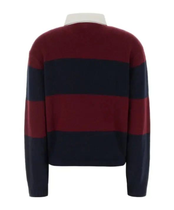 SPORTY  RICH Sporty & Rich Polo Neck Sweater