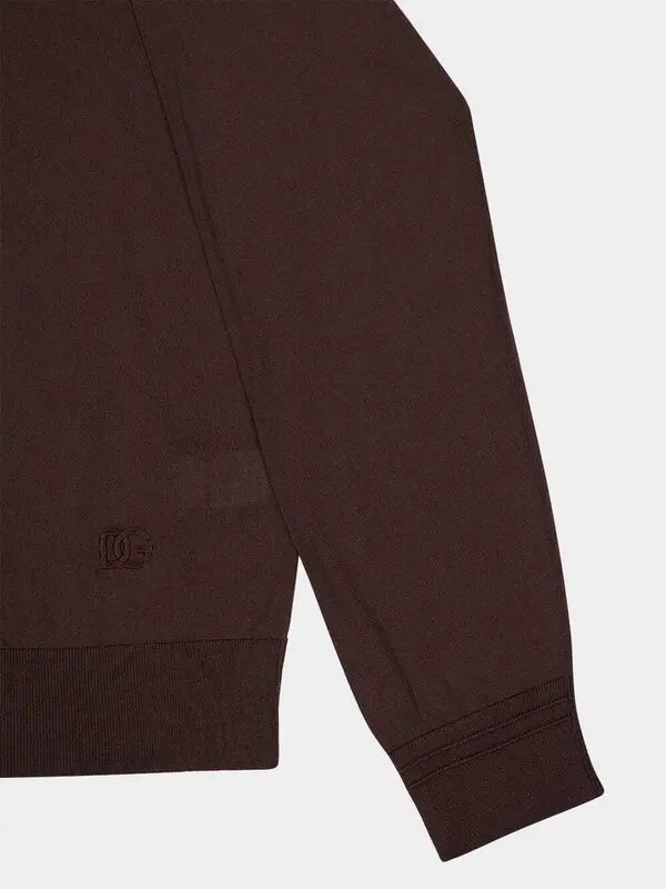 Dolce & Gabbana Long Sleeve Crewneck Jumper - Brown