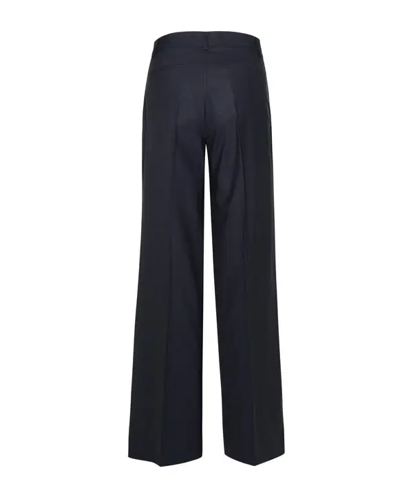 P.a.r.o.s.h Virgin Wool Straight-leg Trousers - Black