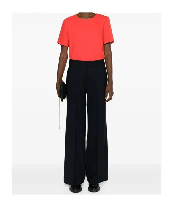 P.a.r.o.s.h Virgin Wool Straight-leg Trousers - Black