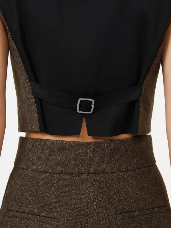 Max Mara Wool Felt Waistcoat