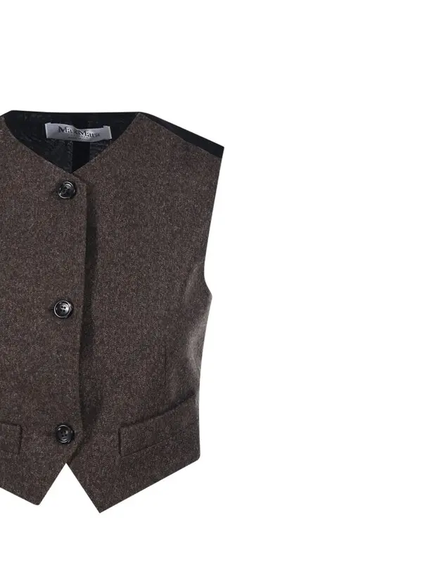 Max Mara Bikini Button-up Gilet