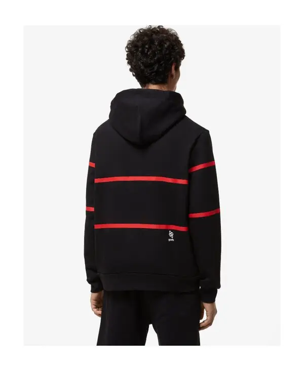 Gcds Low Logo Band Zip-up Hoodie