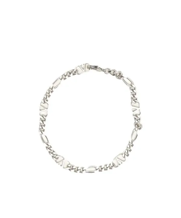 Valentino Garavani Bracelet Vlogo Signature Brass - White