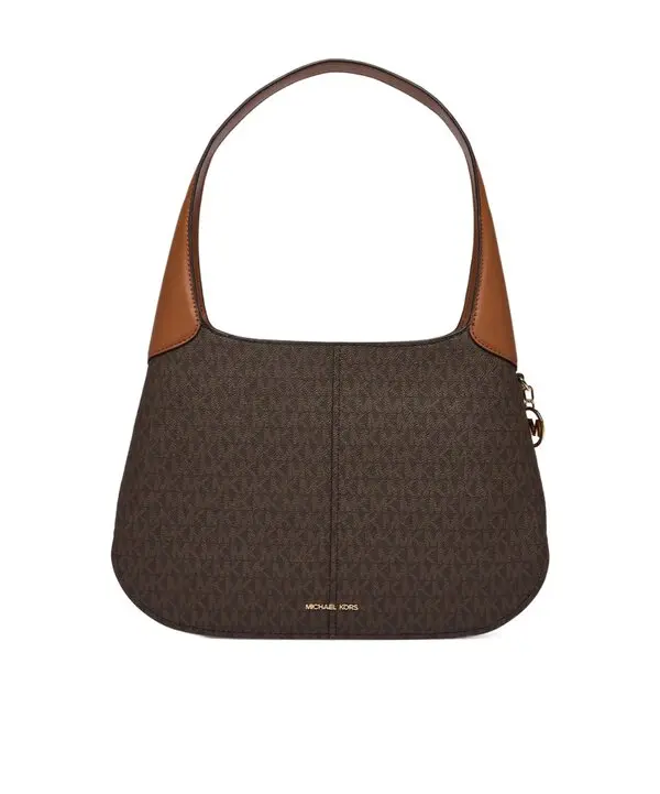 Michael Kors Logo Zipper Shoulder Bag