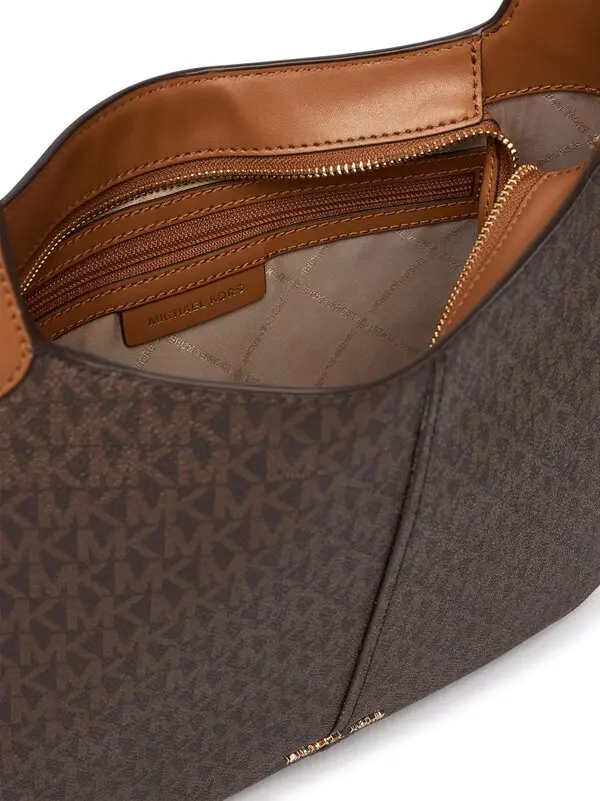 Michael Kors Logo Zipper Shoulder Bag