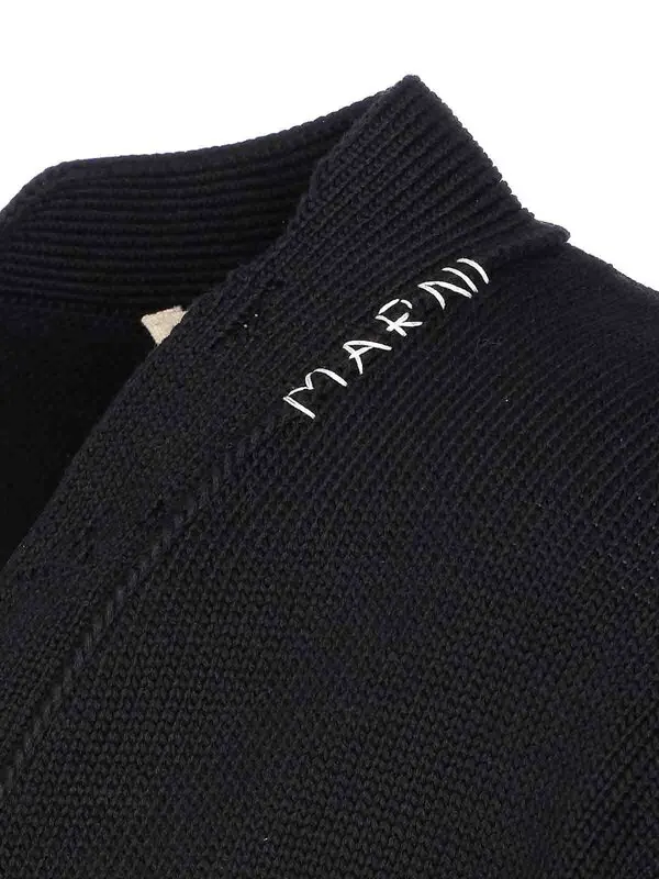 Marni V-neck Distressed Cardigan