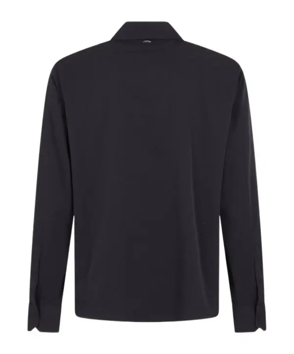 Herno Seer-crease Shirt - Black