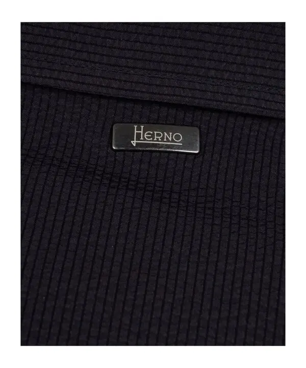 Herno Seer-crease Shirt - Black