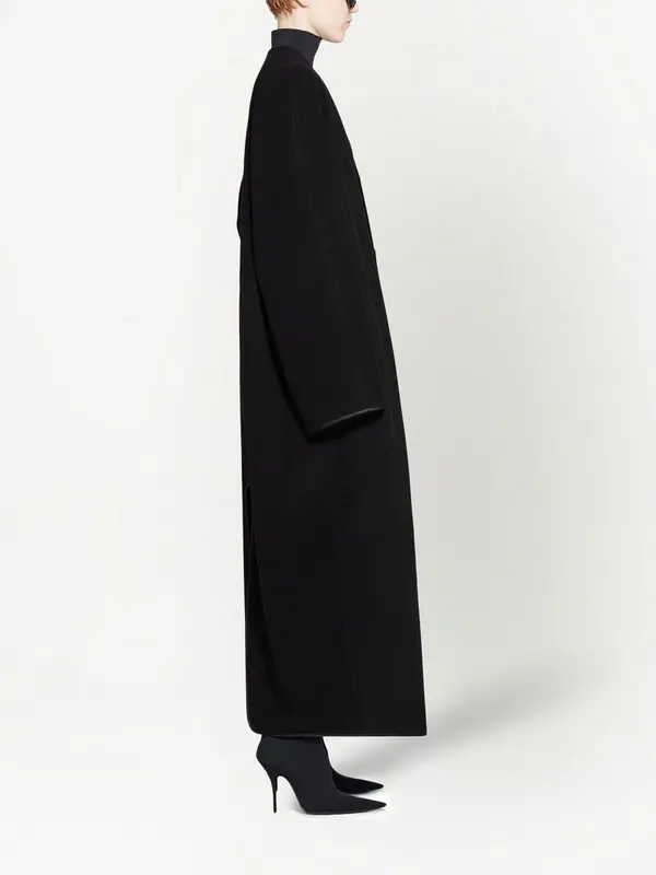 Balenciaga V-neck Single-breasted Coat