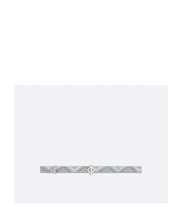 Dior Cd Diamond Canvas Bracelet