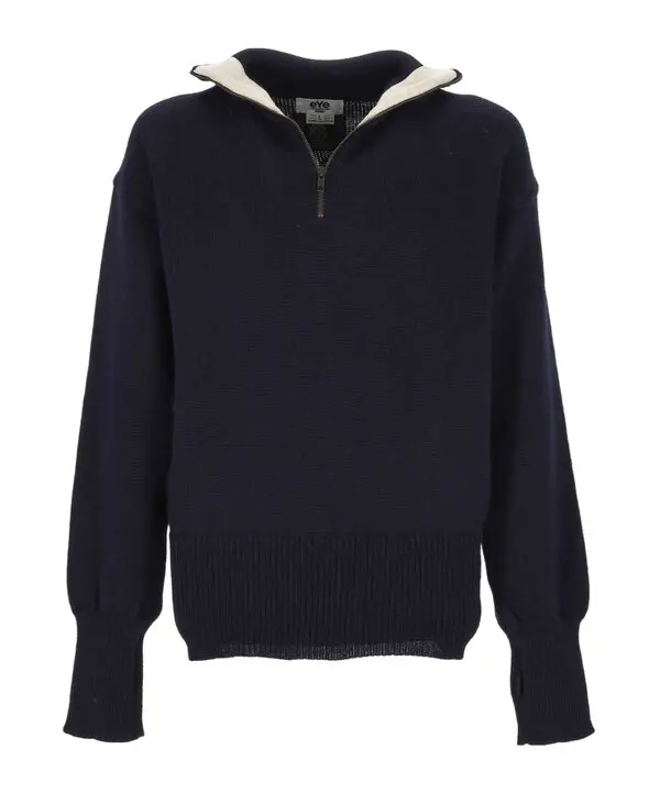Junya Watanabe Embroidered Eagle Half-zip Jumper