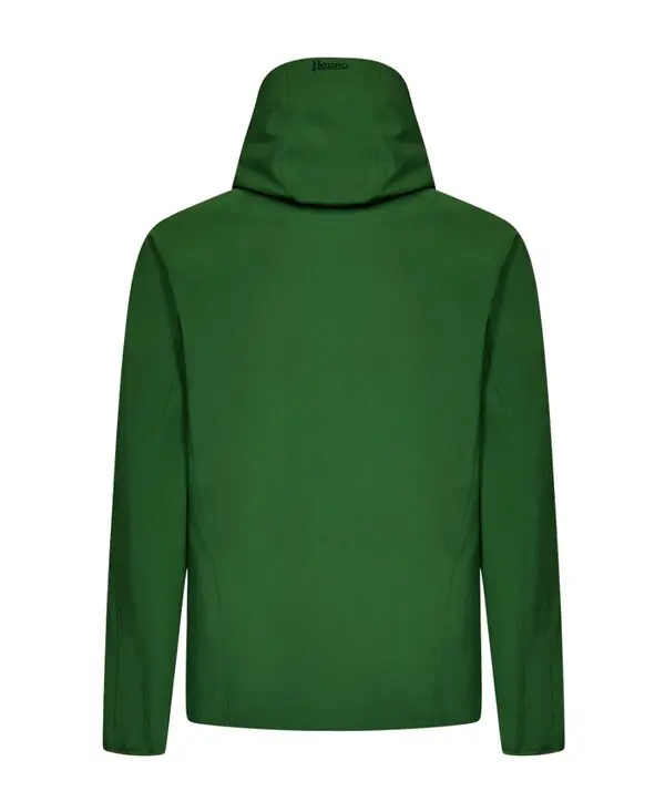 Herno Hooded Jersey Zip-up Jacket - Green