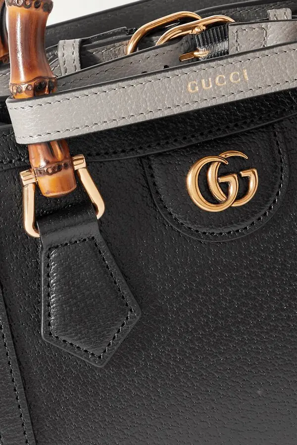 Gucci Mini Diana Top Handle Bag With Bamboo Handles