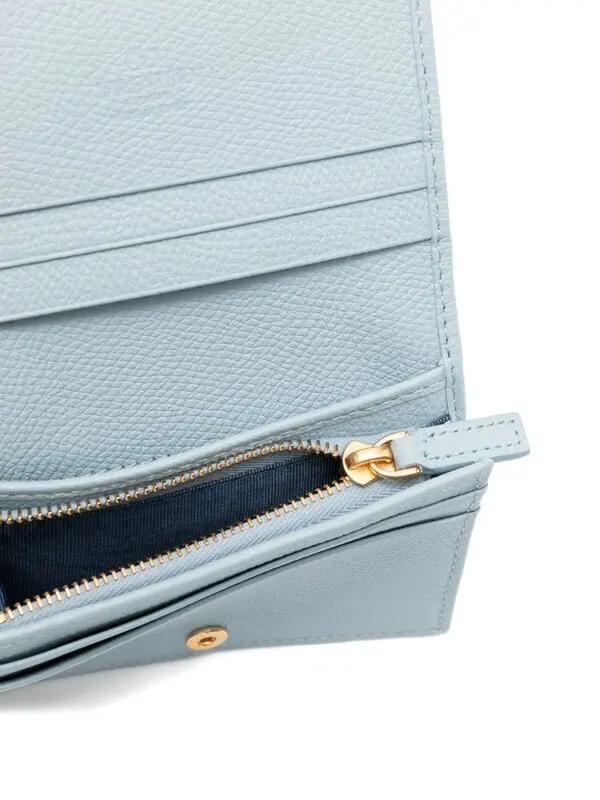 Valentino Garavani Grained Leather Logo Wallet